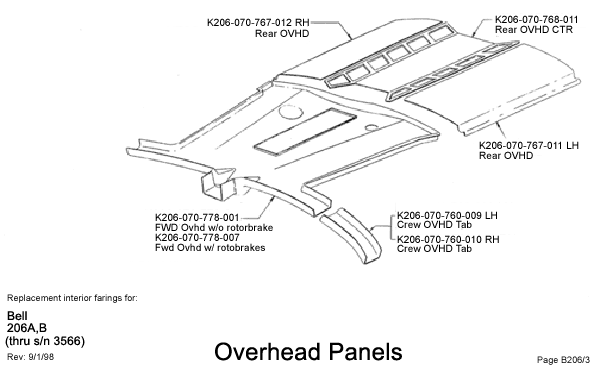 Bell 206A,B / Schematics