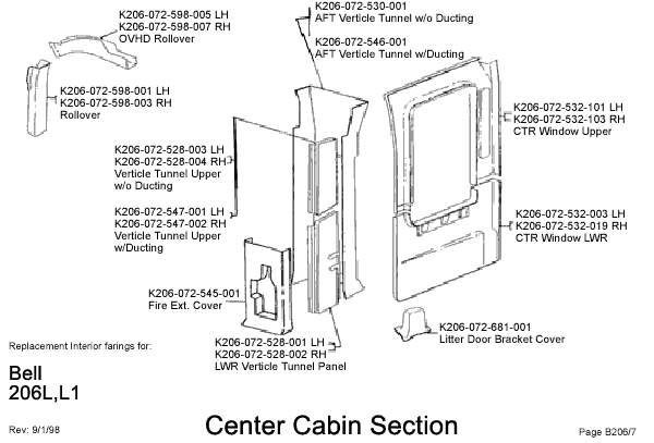 Bell 206L / Schematics