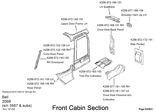 Bell 206B / Schematics