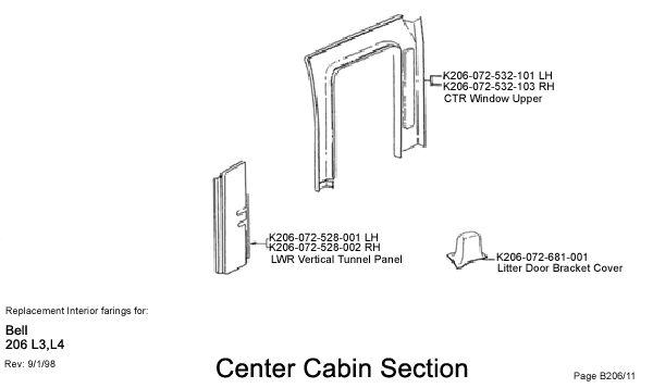 Bell 206L / Schematics