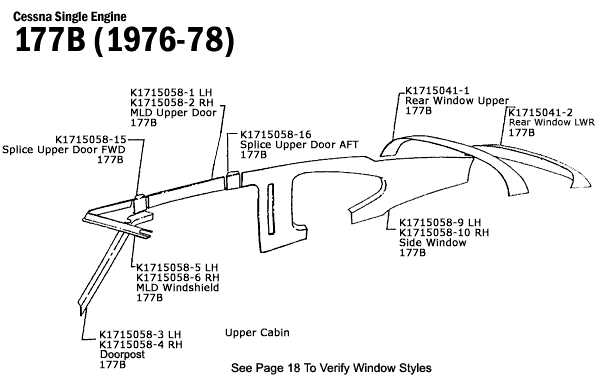 Cessna Single Engine 177B (1976-78) / Schematics