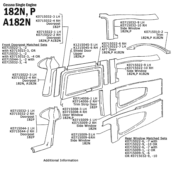 Cessna Single Engine 182N, P / Schematics