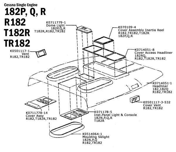 Cessna Single Engine 182P, Q, R / Schematics