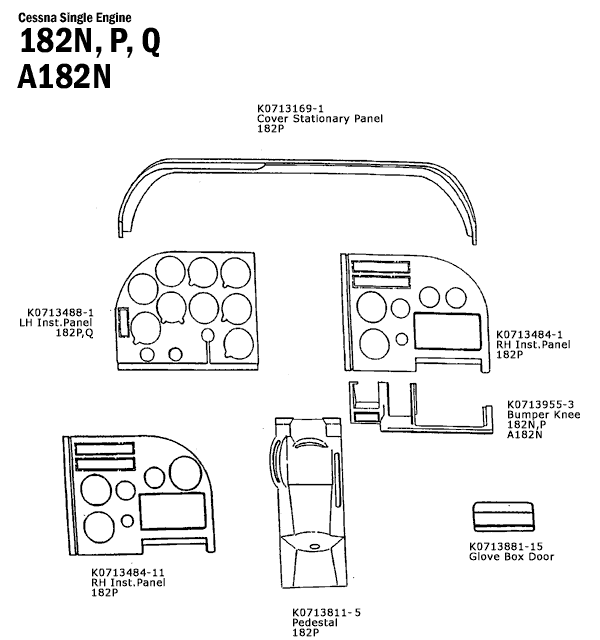 Cessna Single Engine 182N, P, Q / Schematics