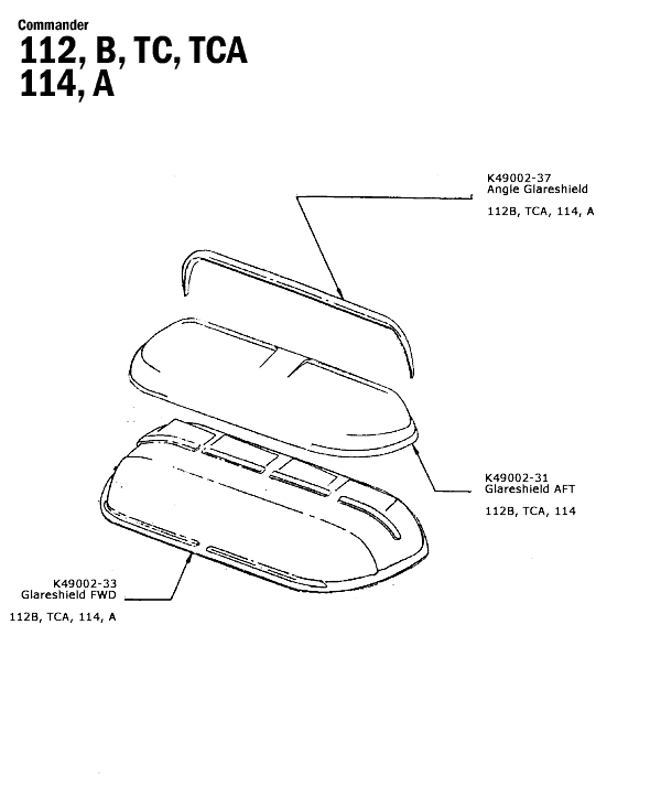 Commander 112, B, TC, TCA / Schematics