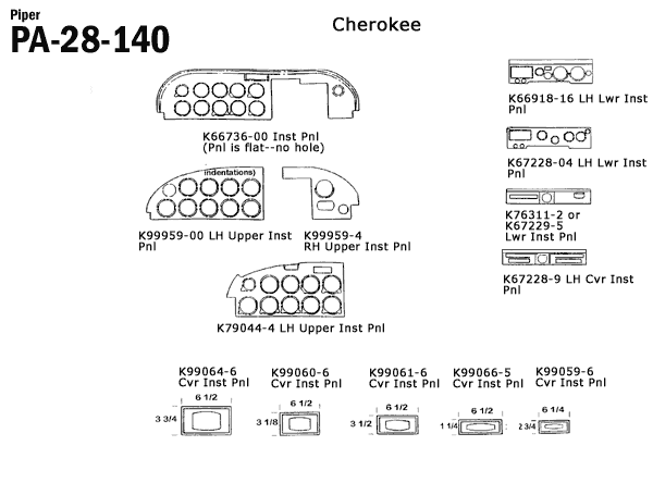 Piper PA-28-140 / Schematics