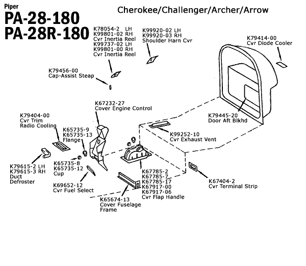 Piper PA-28-180 / Schematics