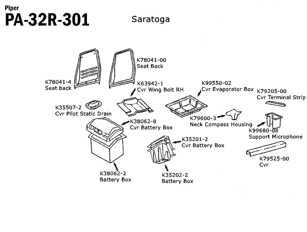 Piper PA-32R-301 / Schematics